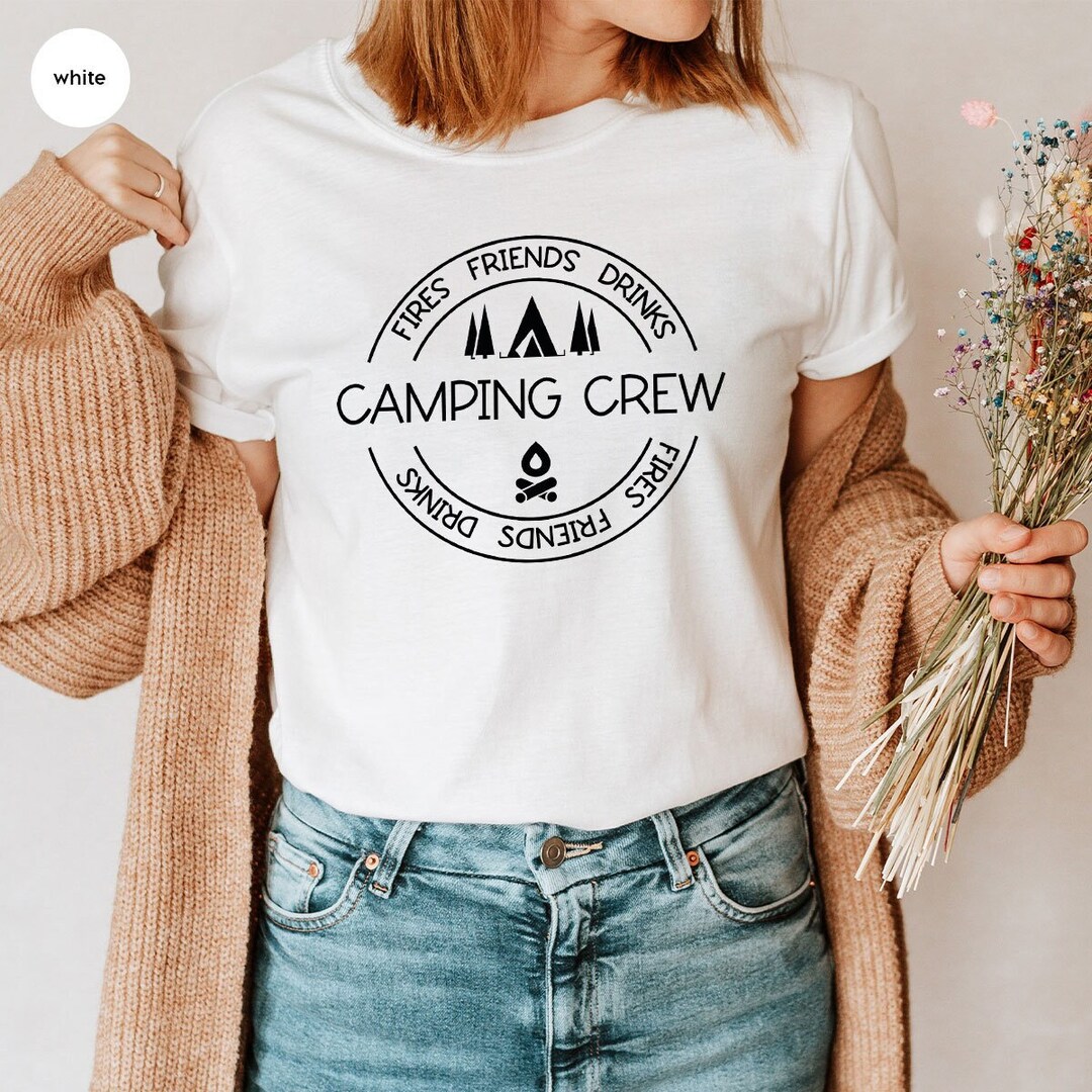 Camping Crew Tshirt Camp Crew Shirts Family Camping Shirt - Etsy