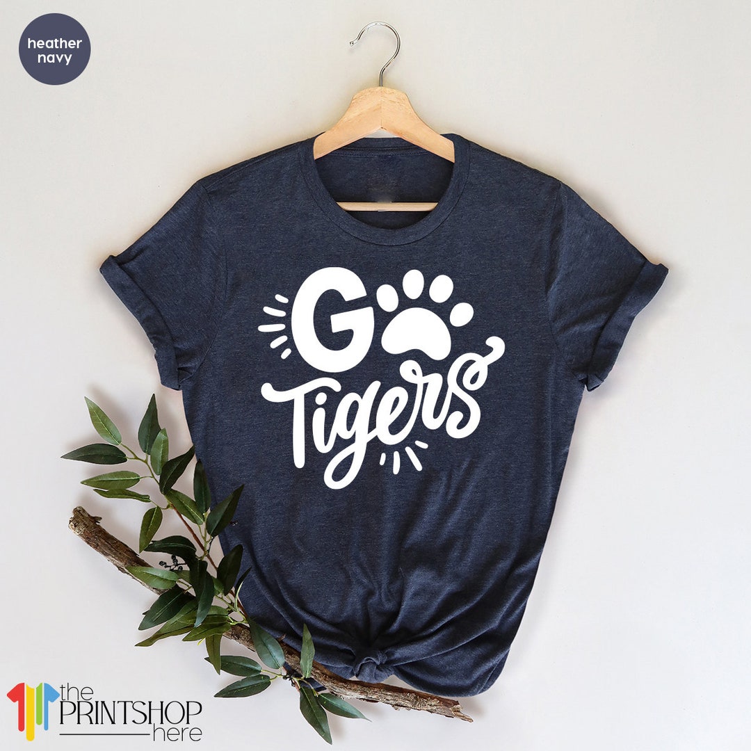 Football Go Tigers T-shirt, Football Team Shirt, Funny Tigers Shirt ...