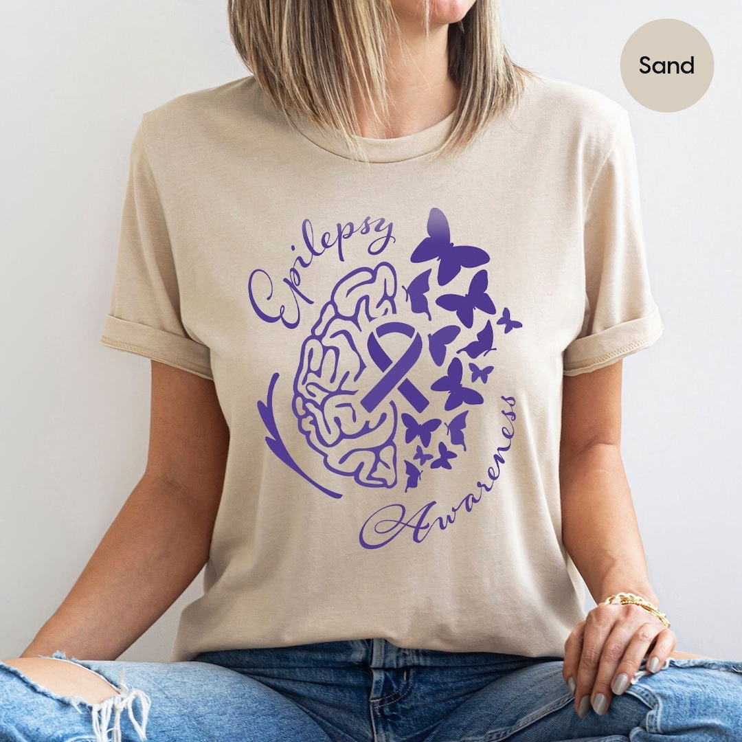 Epilepsy Shirt, Epilepsy Awareness T-shirt, Motivational Crewneck ...