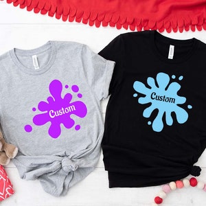 Custom Paint Splatter T-shirts, Personalized Gifts, Customizable Kids ...