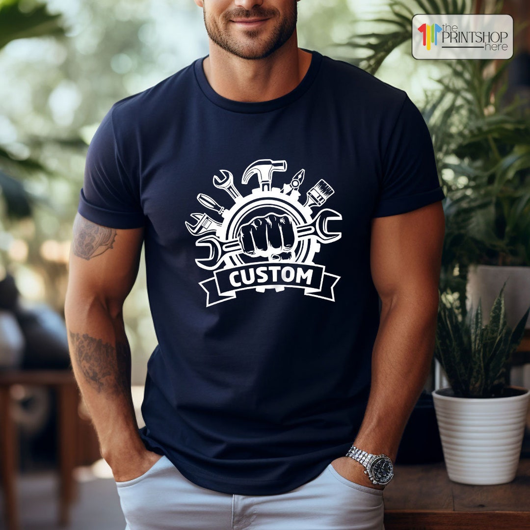 Custom Mechanic Shirt, Personalized Gifts for Him, Handyman Gifts ...