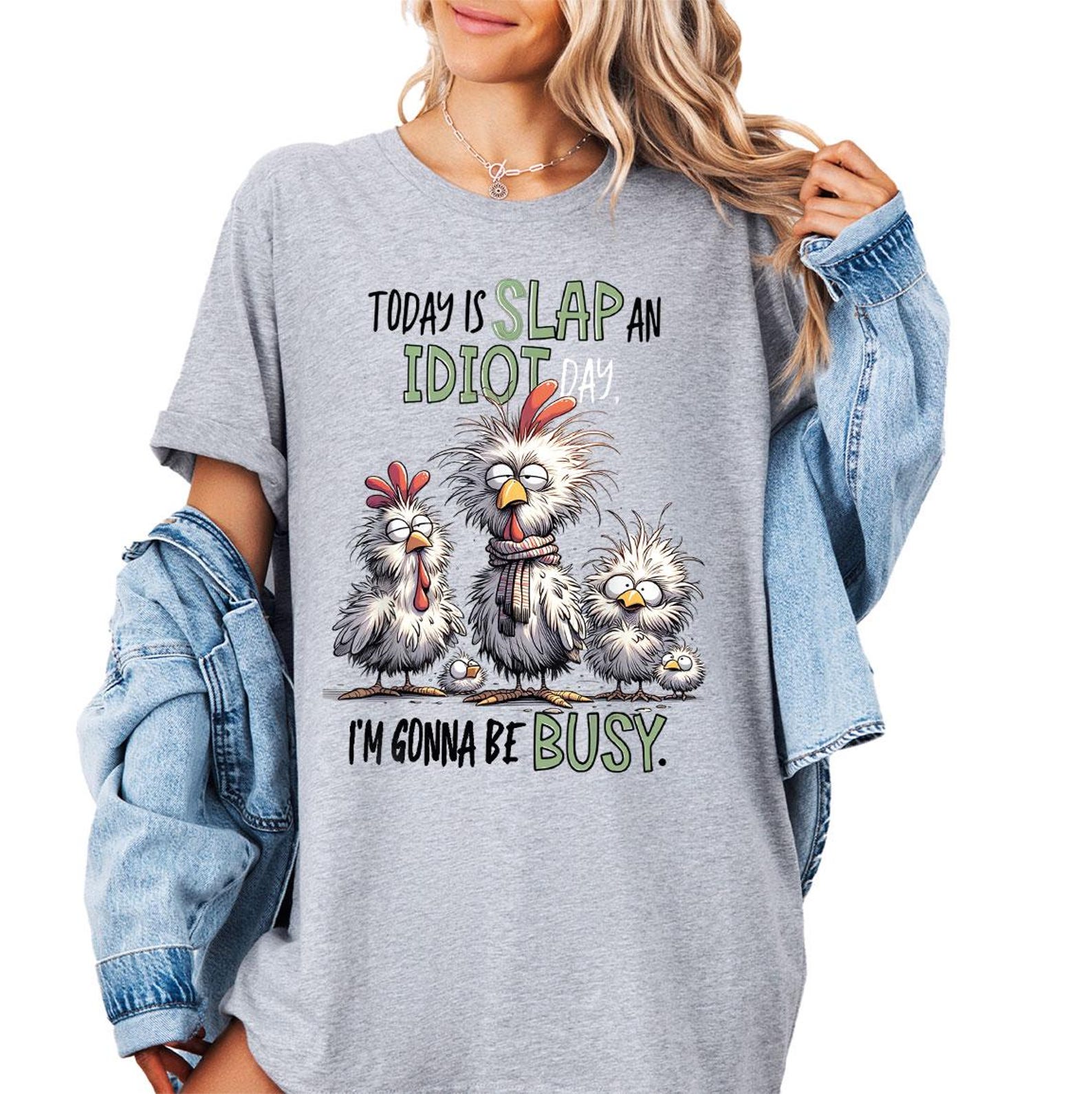 Sarcastic Chicken Shirt, Funny Chicken Owner Shirt, Farm Girl Tee ...