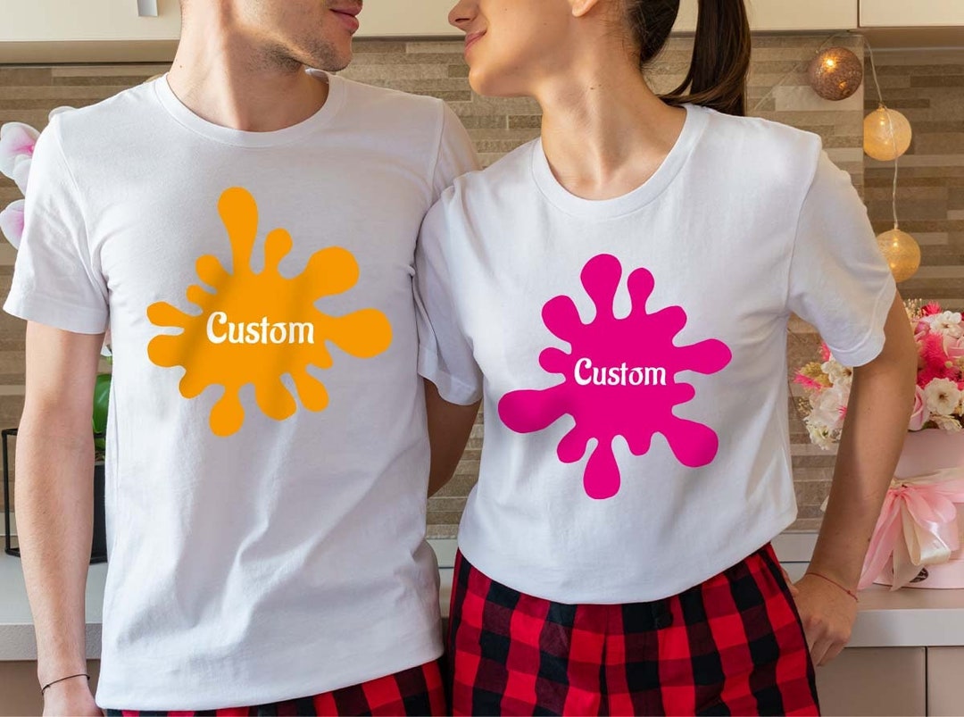 Custom Paint Splatter T-shirts, Personalized Gifts, Customizable Kids ...