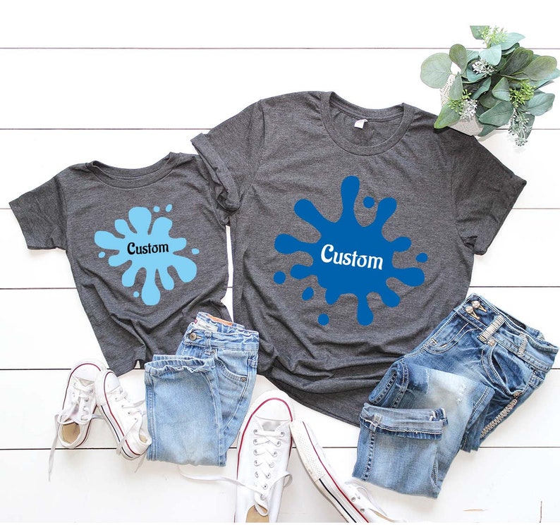 Custom Paint Splatter T-shirts Personalized Gifts - Etsy