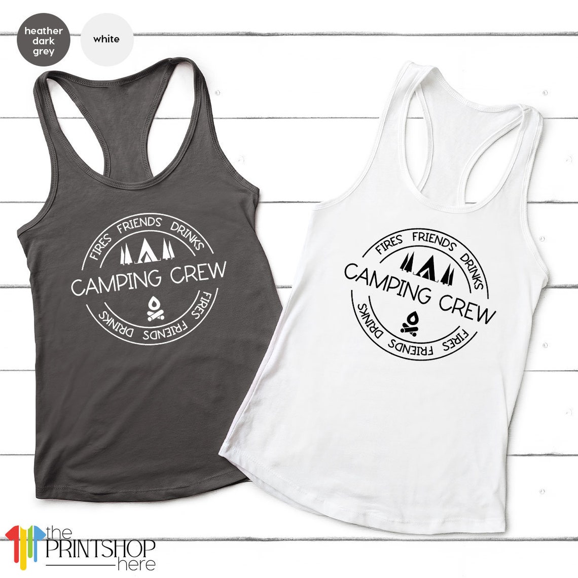 Camping Crew Tshirt Camp Crew Shirts Family Camping Shirt | Etsy