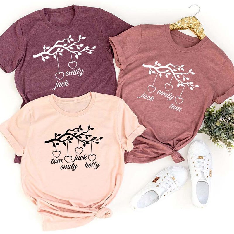 Family Tree T Shirt - Etsy