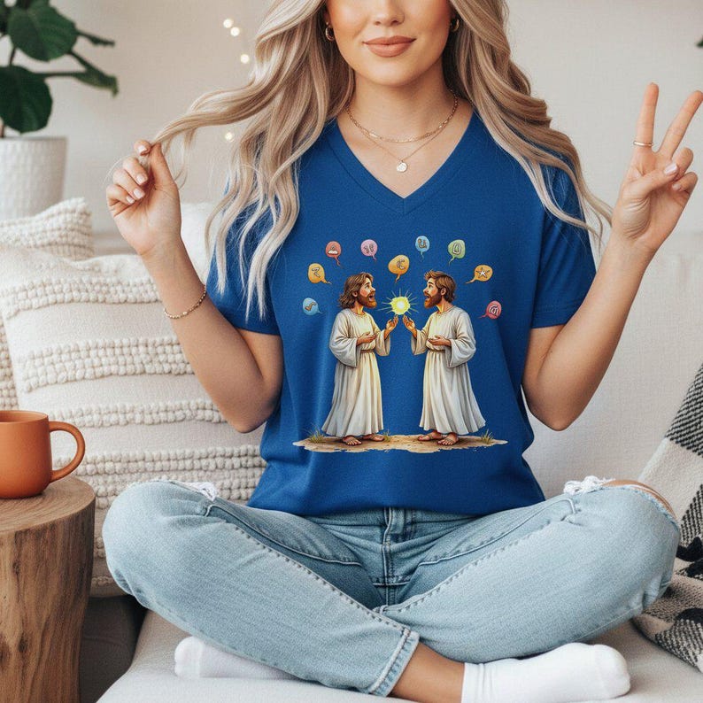 Jesus Blessing Standing Christian Enlightenment Shirt, Spiritual ...
