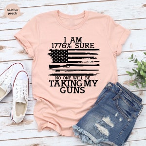 Vintage American T Shirt, Patriotic Shirt, Second Amendment Tshirt, USA ...