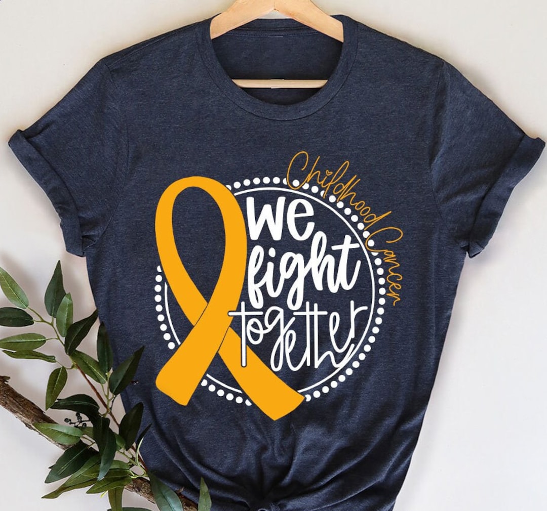 Childhood Cancer T-shirt, Cancer Support Crewneck Sweatshirt, Cancer ...