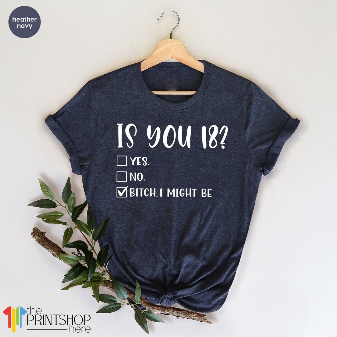 18th Birthday Shirt, 18 Years Old Tshirt, Eighteen Birthday Tee, Sweet ...