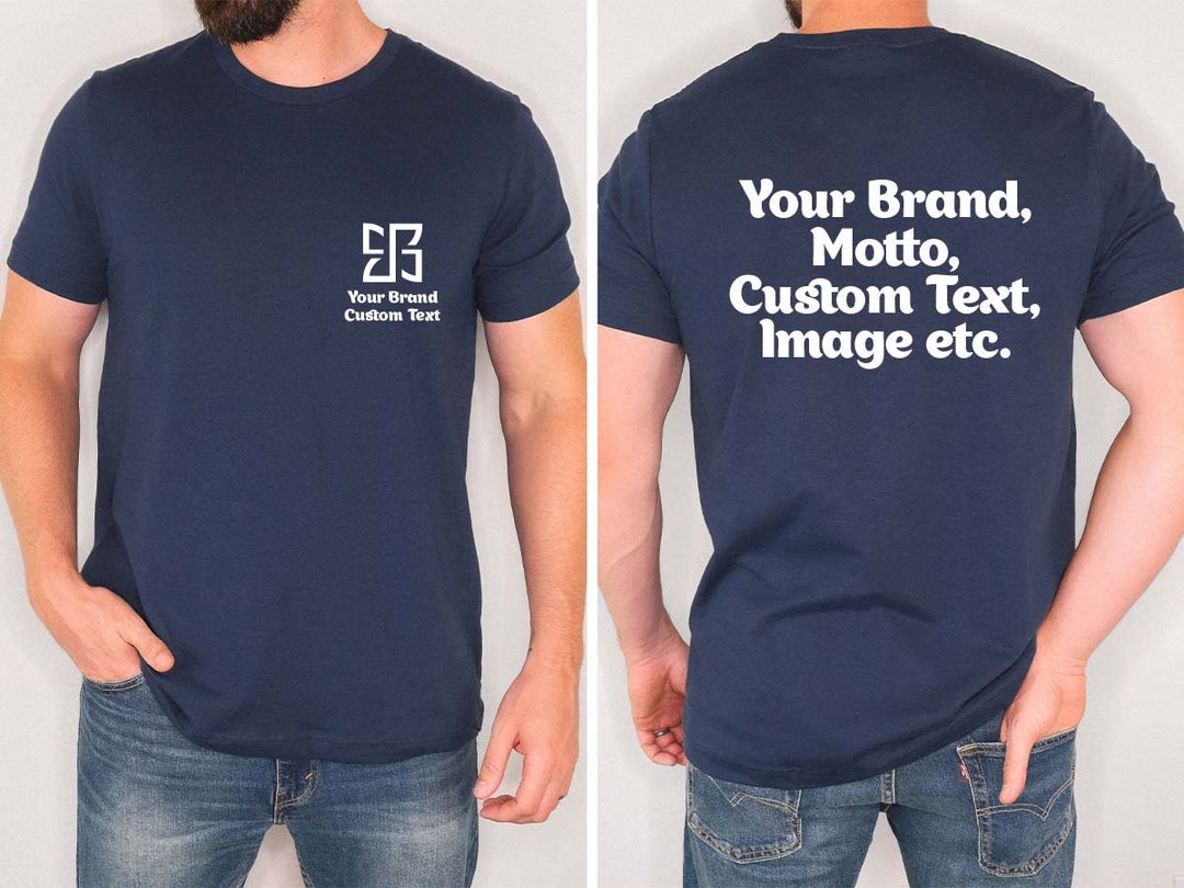 Custom Logo Design Shirt, Personalized Gifts, Business Logo T-shirt ...