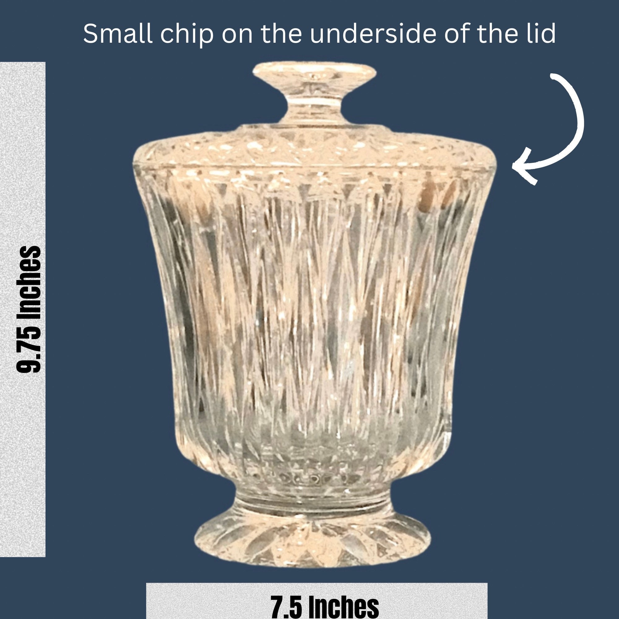 Vintage Block Lead Crystal Chalet Pattern Crystal Handcrafted in Poland ...