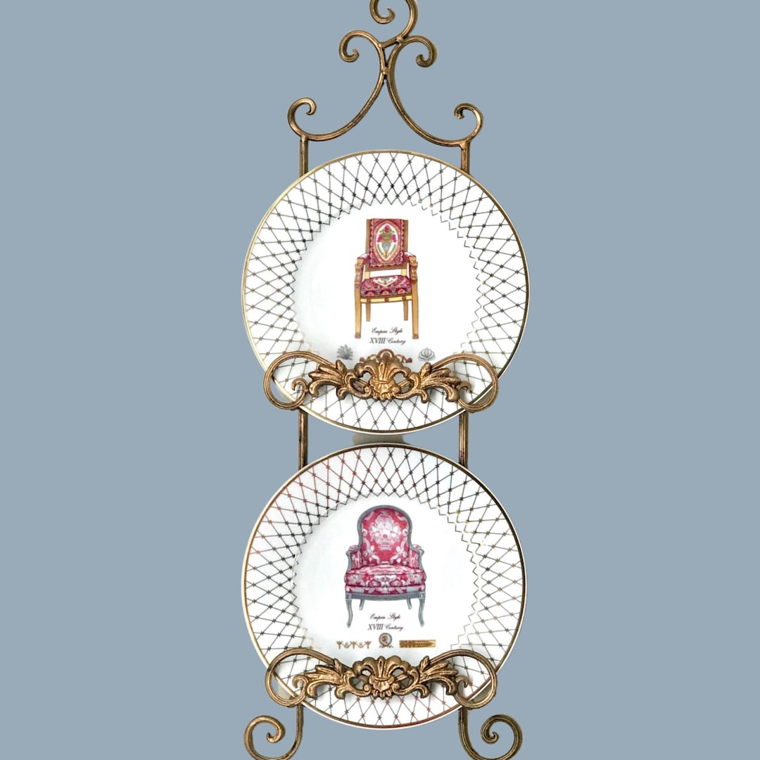 Vintage Limoges "french Chairs" Plates to Display - Dining Room Wall ...
