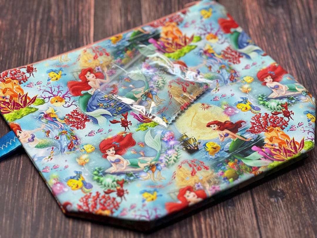 Little Mermaid and Flounder Project Bag Approx. 10x10 - Etsy
