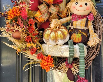 Corn Husk Scarecrow - Etsy