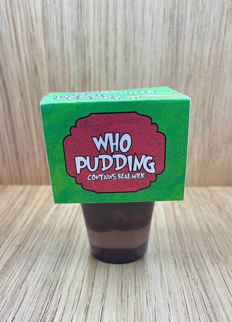 Grinchmas Who Pudding Holder Template (digital Download) - Etsy