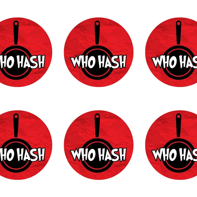 Who Hash Label - Etsy