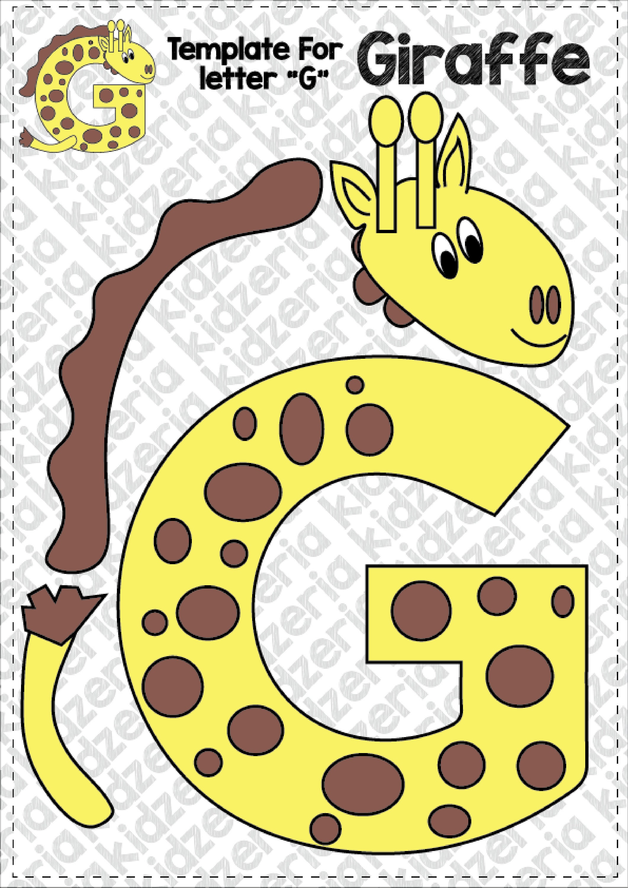 42 templates printables of animals craft for alphabtes craft | Etsy