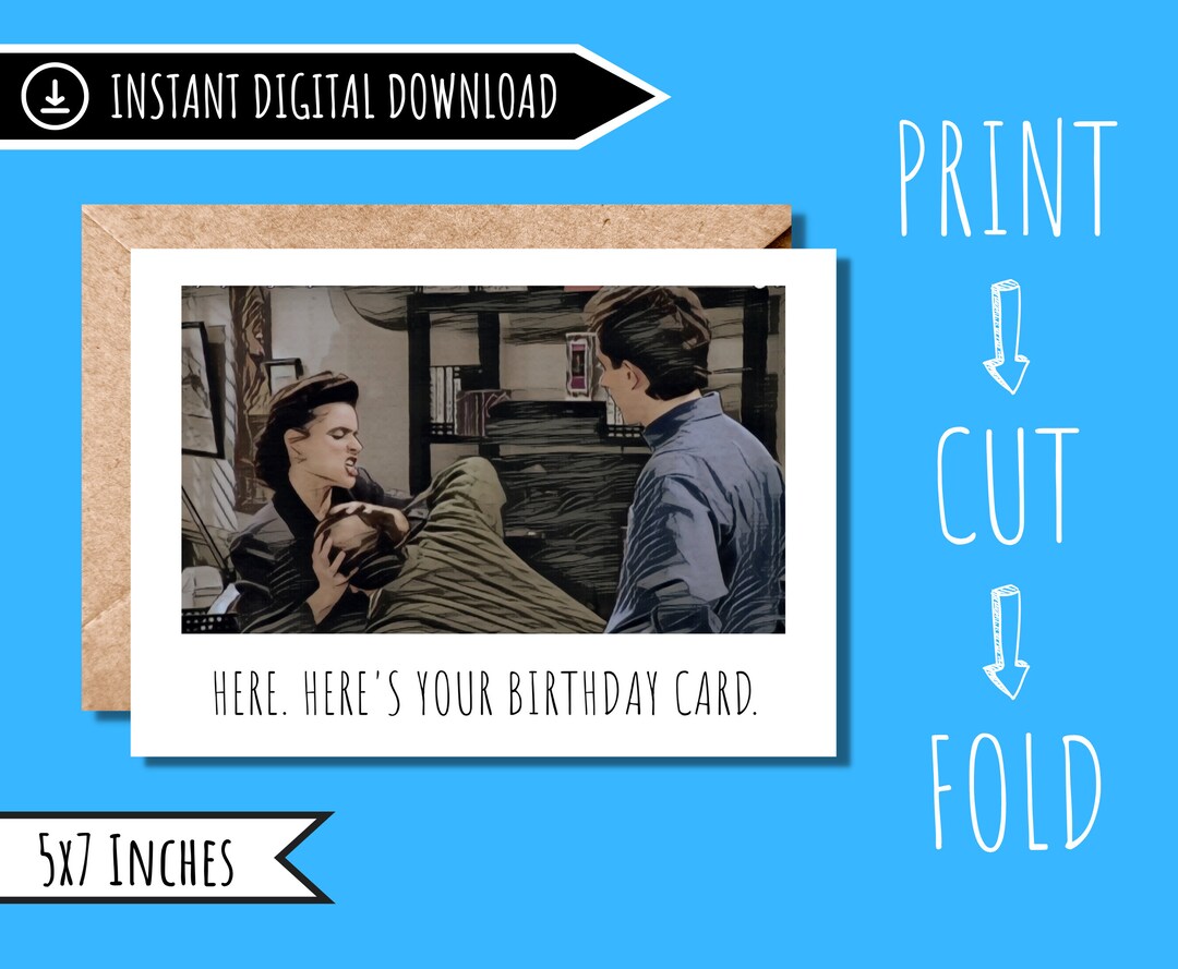 Seinfeld Birthday Card | Seinfeld Gift | Funny Birthday Card for Him ...