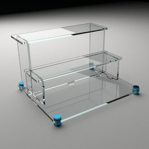 3-tier Premium Showcase Display Stand Riser for High-end Retail. Home ...