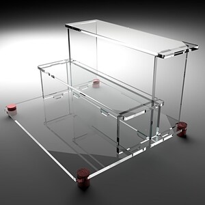 3-tier Premium Showcase Display Stand Riser for High-end Retail. Home ...