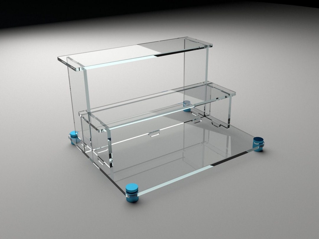 Action Figure Display Stand - Heavy Duty Acrylic Stand, 12-inch 3-tier ...