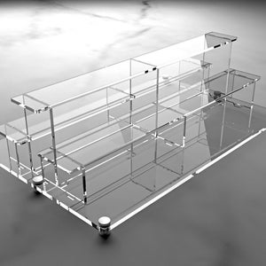 Wide Double Sided 3-tier Durable Acrylic Display Stand for ...