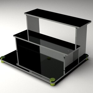 3-tier Premium Showcase Display Stand Riser for High-end Retail. Home ...