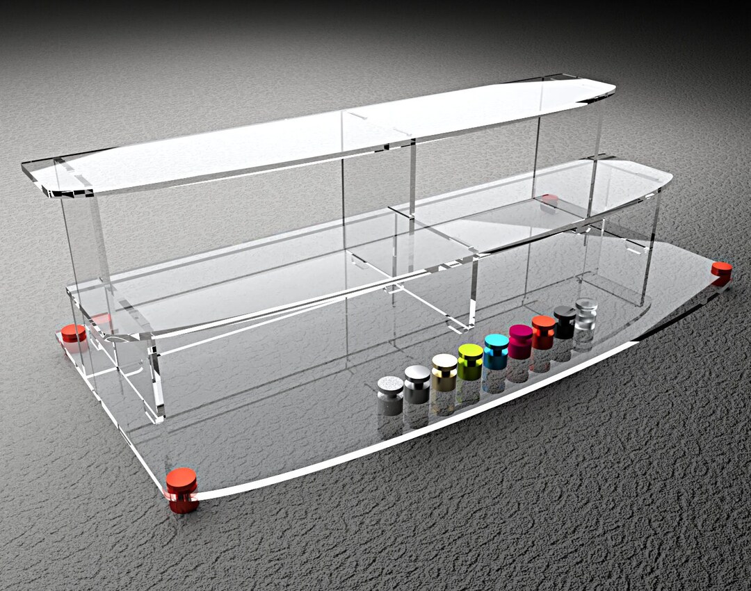 Clear Acrylic 3-tier Display Stand: Collectible & Retail Riser - Etsy