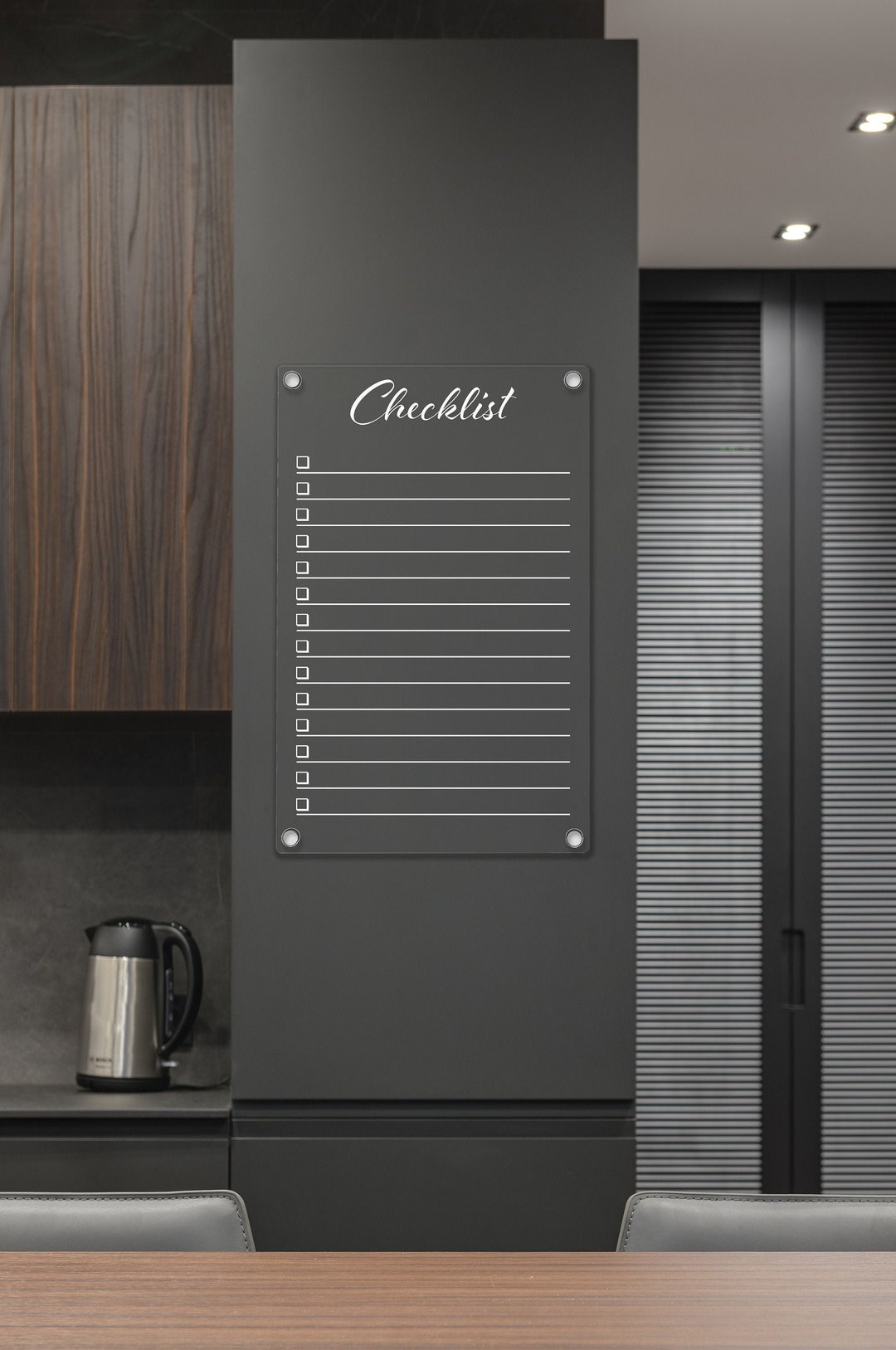 Personalized Checklist 1/4 Thick Acrylic Panel for Wall, Clear Acrylic ...