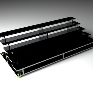 5-tier Premium Acrylic Display Stand | Trade Show | Home Office ...