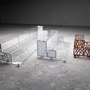 3-tier Premium Acrylic Display Stand With Custom Designed End Closures ...