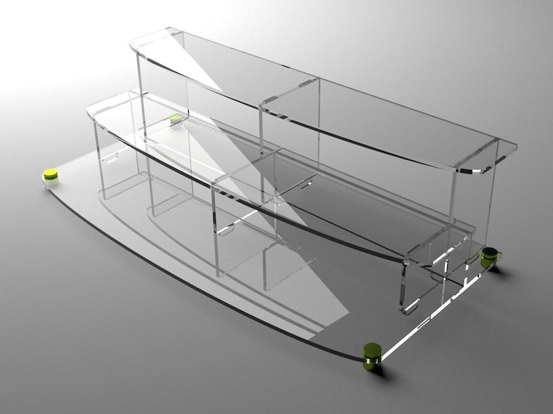 Clear Acrylic 3-tier Display Stand: Collectible & Retail Riser - Etsy