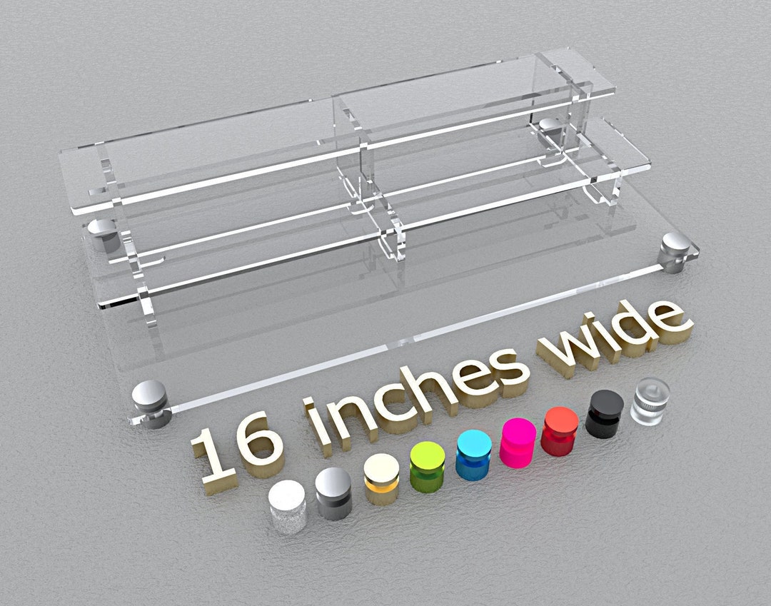 Clear Acrylic Tiered Display Stand: Retail & Collectibles Riser - Etsy