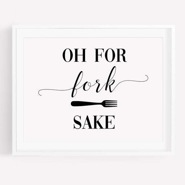 Oh for Forks Sake - Etsy