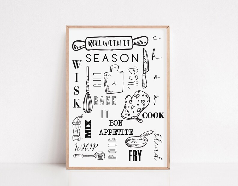 Kitchen Sign Kitchen Wall Decor Kitchen Word Art Kitchen - Etsy