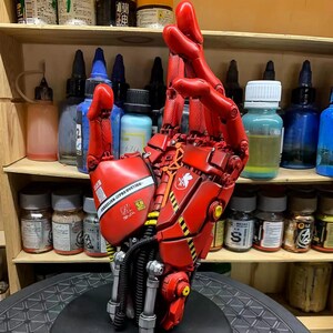 EVA Inspired Cyberpunk Arm Desktop Ornaments,cyberpunk Style Ornaments ...