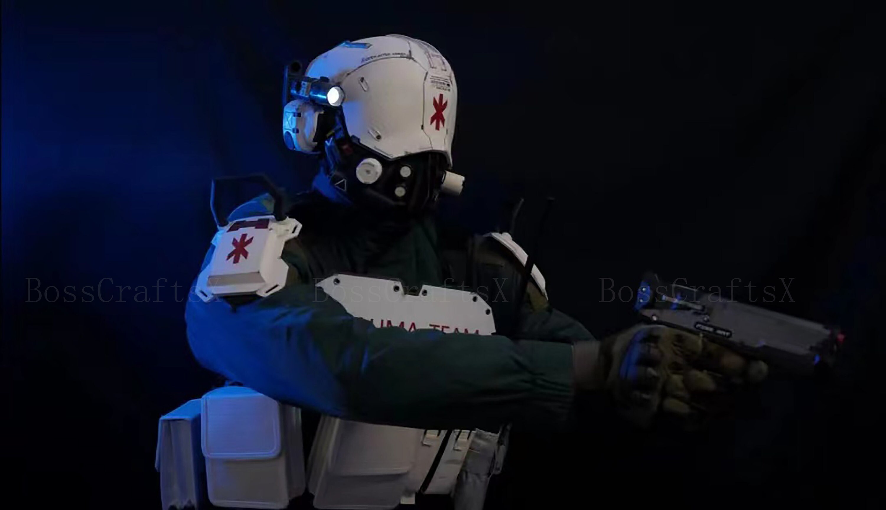 Cyberpunk 2077 Trauma Team Helmentshoulder Armor and Chest - Etsy Canada