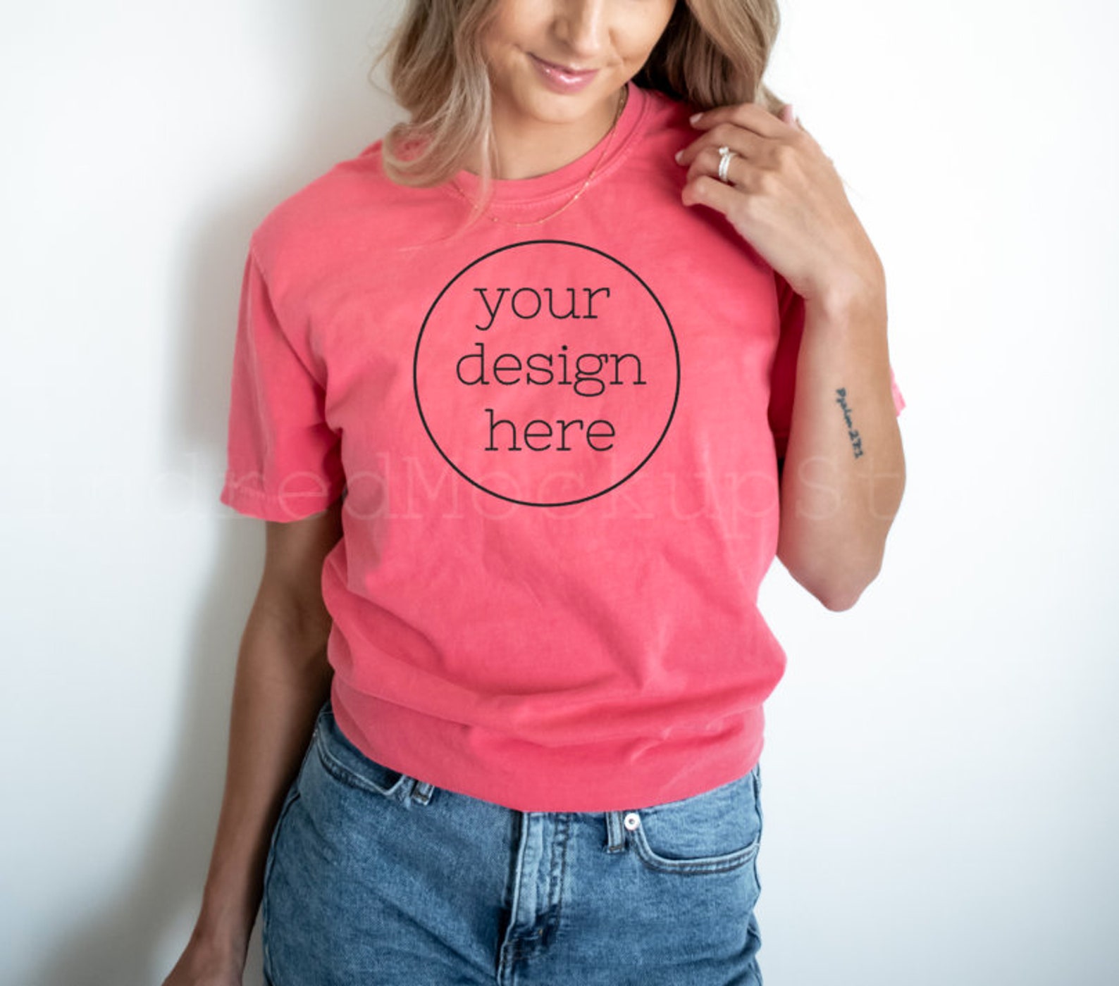 Comfort Colors Watermelon 1717 T-shirt Mockup Comfort Colors - Etsy