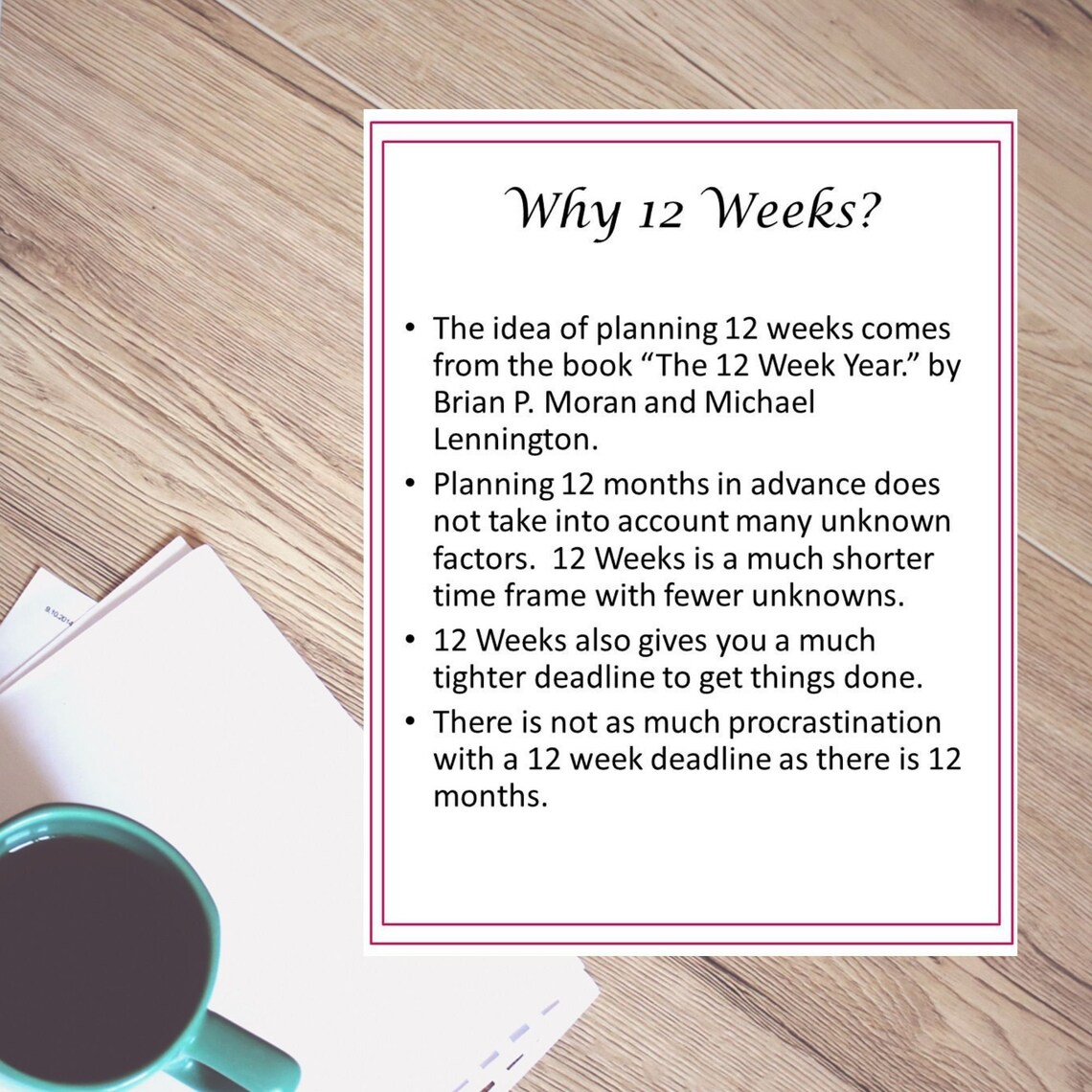 12 Weeks Goal Planner, 12 Week Printable Planner, 12 Week Year Planner ...