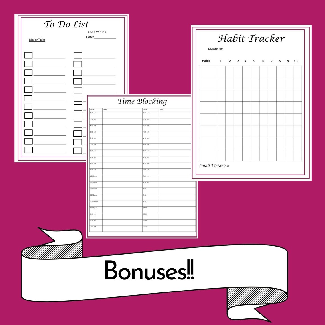 12 Week Printable Calendar