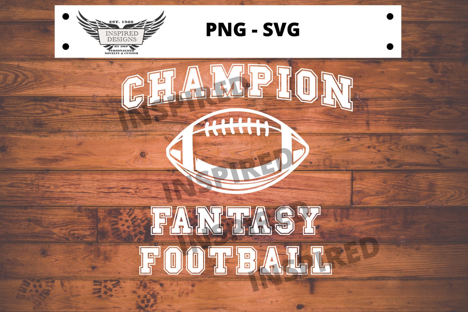 Fantasy Football Bundle SVG Commish Fantasy Football PNG Football ...