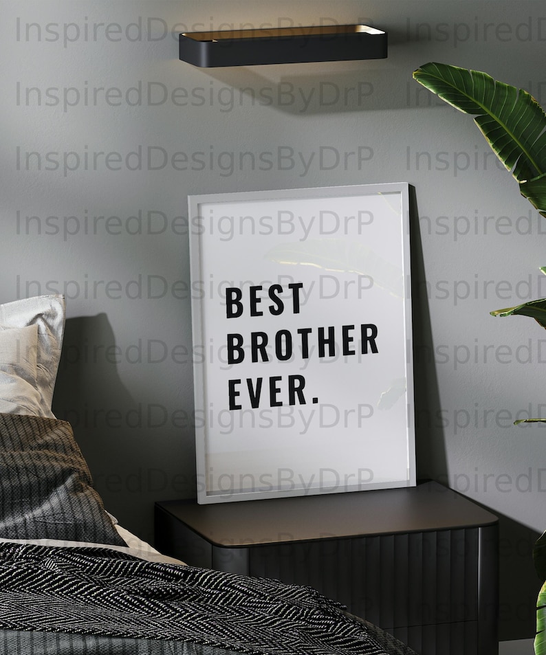 Best Brother Ever SVG Vector Image Cut File for Cricut and Silhouette ...