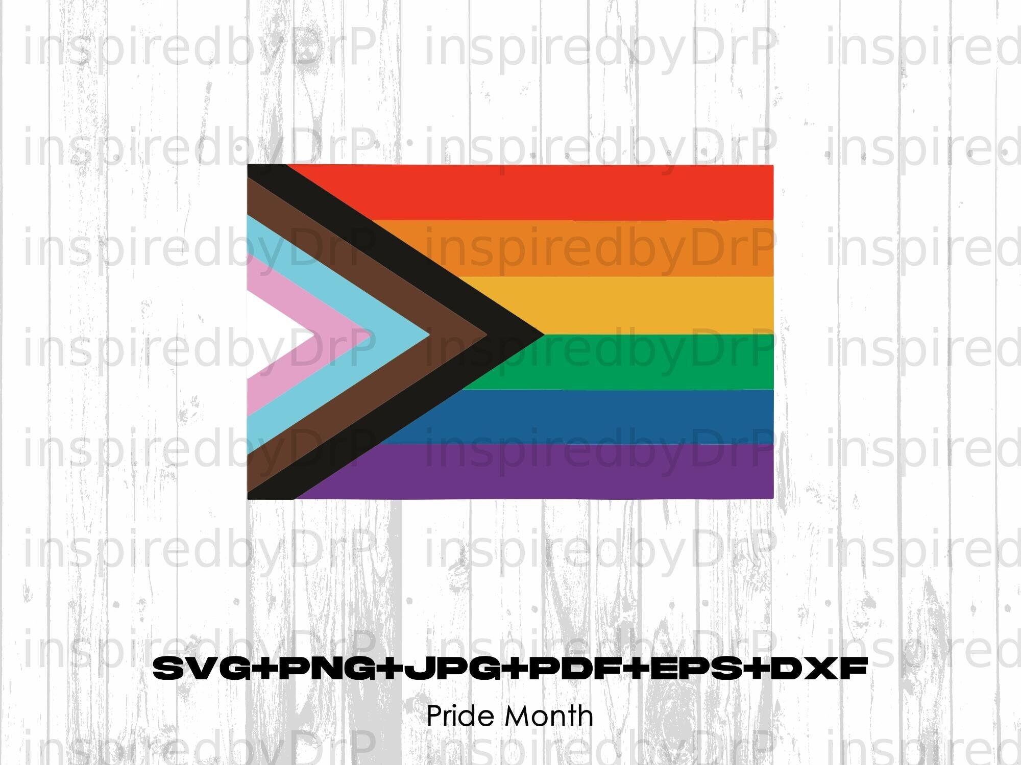 Progress Pride Flag Svg Pride Flag Png Pride Month Svg - Etsy Israel