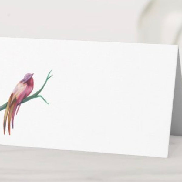 Bird Place Card - Etsy