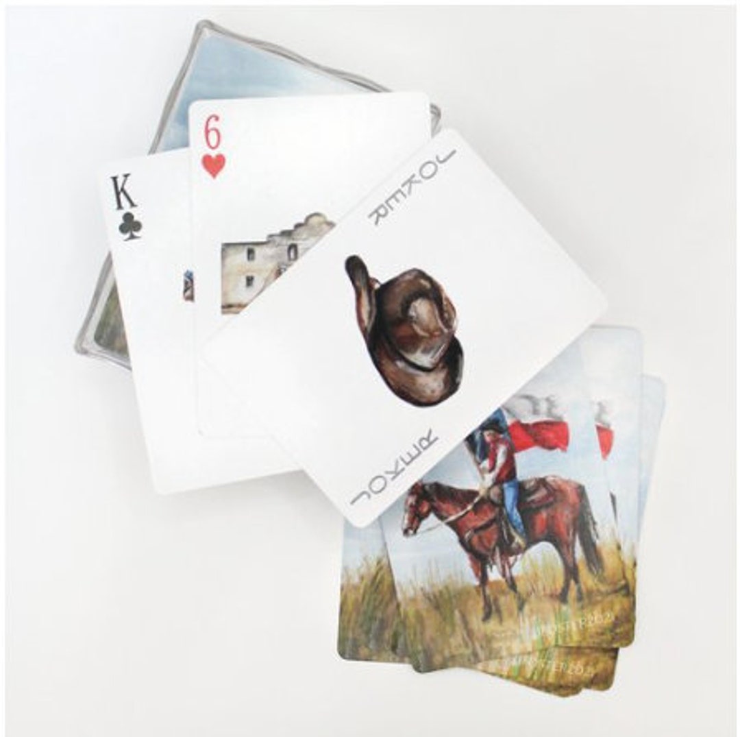 Texas Playing Cards - Etsy