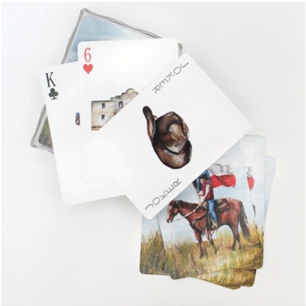 Texas Deck of Cards - Etsy