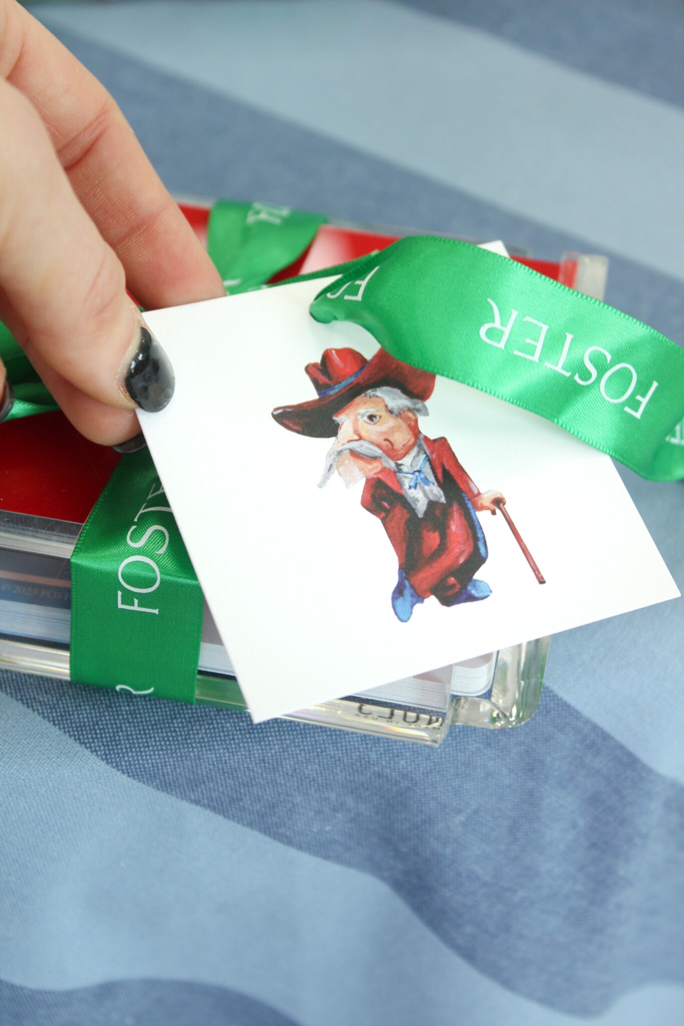 Ole Miss Colonel Reb Gift Tag Set, Set of 10 Ole Miss Gift Tags, Square ...