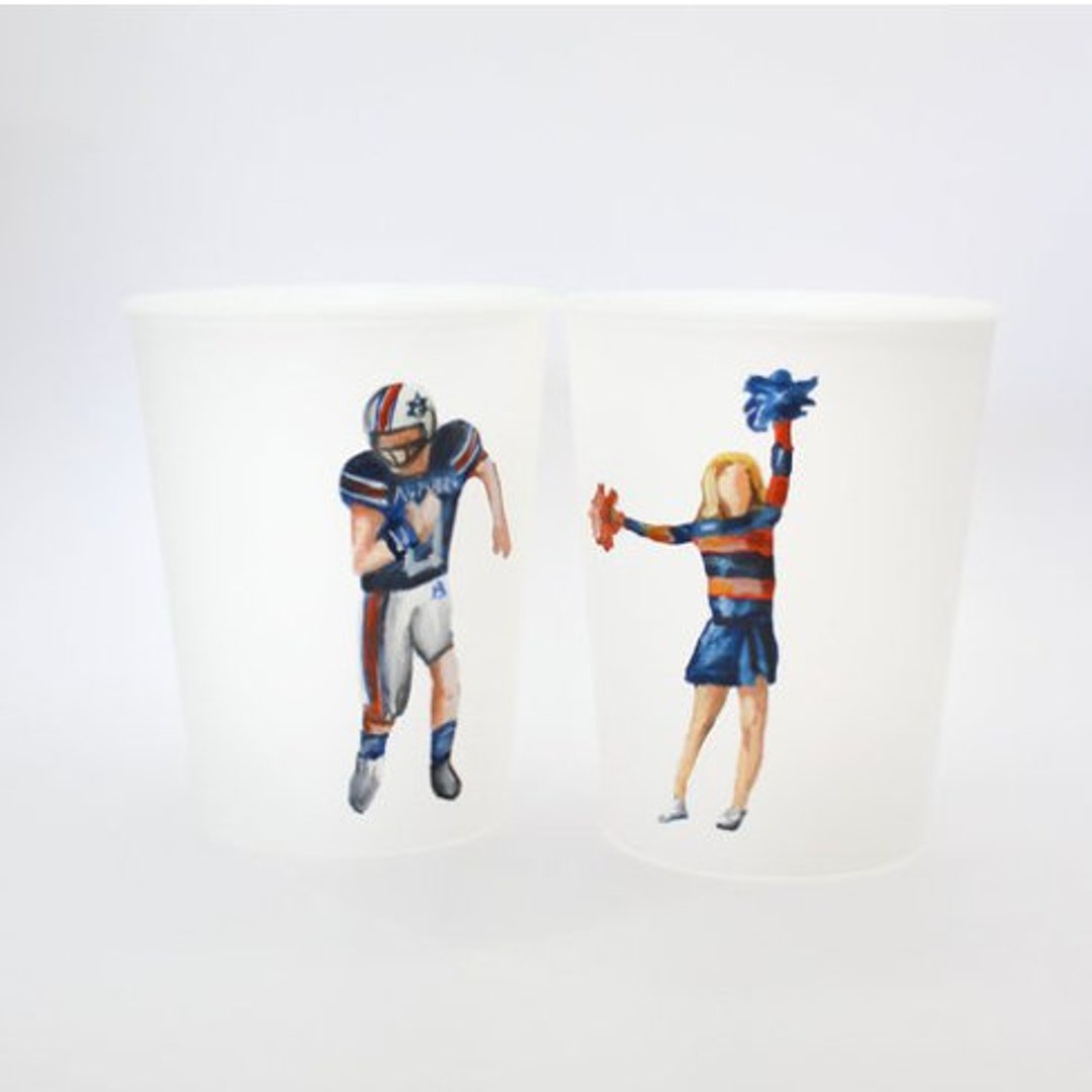 Auburn Game Day Cup Set - Etsy