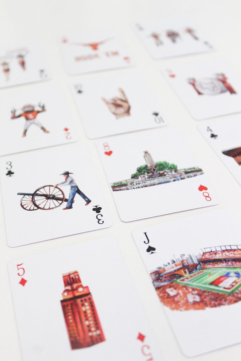 University of Texas at Austin Playing Cards, Poker Sized Standard ...
